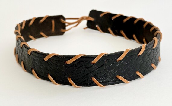 Western Leather Hat Band Handmade Cowboy Hat Band Rep… - Gem