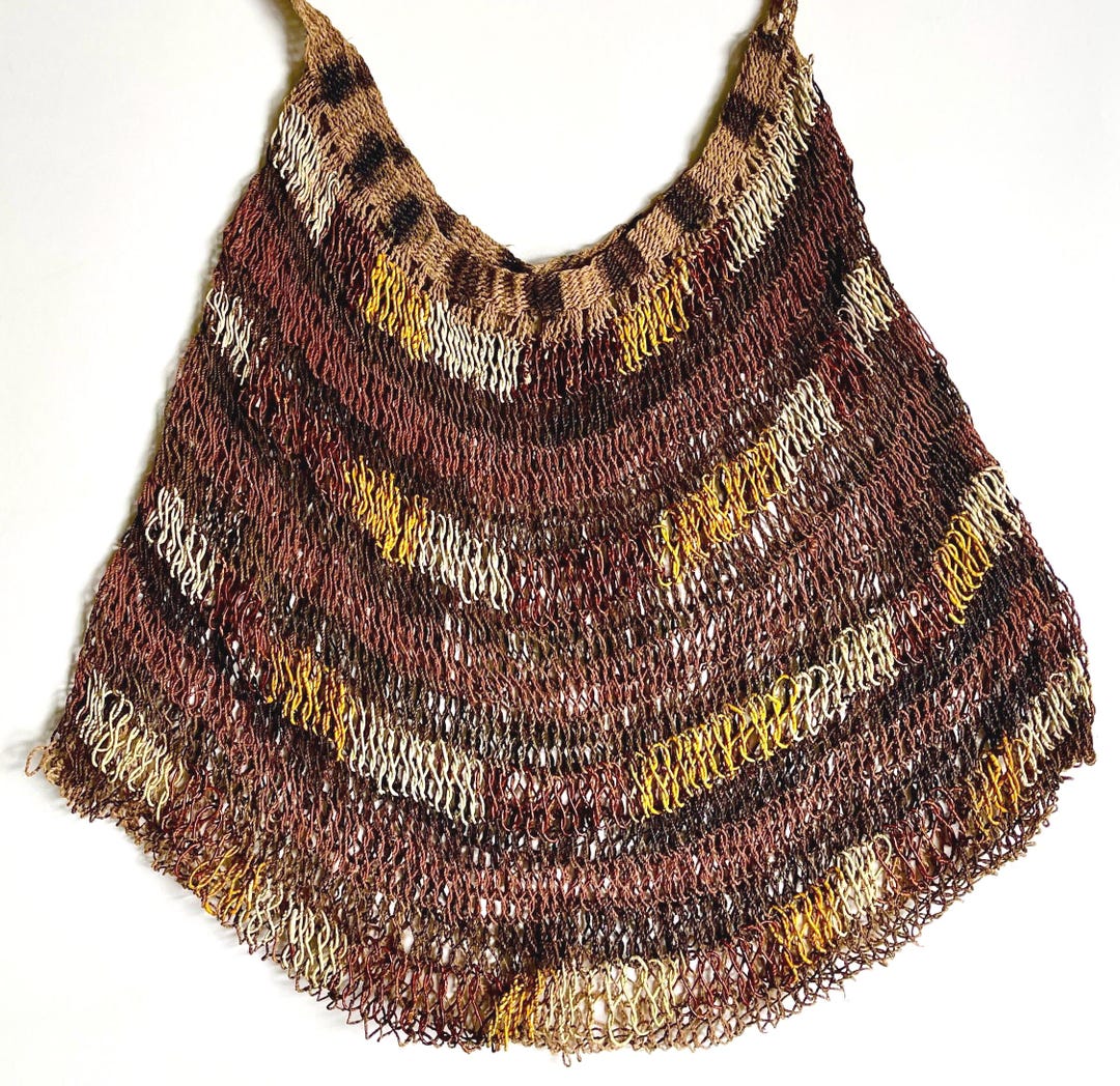 Antique Papua New Guinea Bilum Bag: Vintage Woven Fiber Art - Etsy