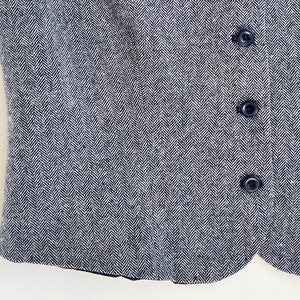 Pendleton Herringbone Wool Vest Waistcoat Made in USA Vintage Natural ...