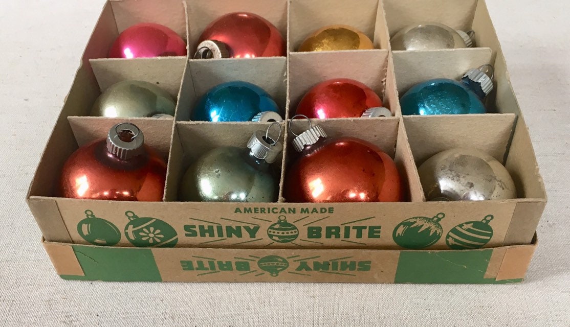 Rare Shiny Brite Ornaments