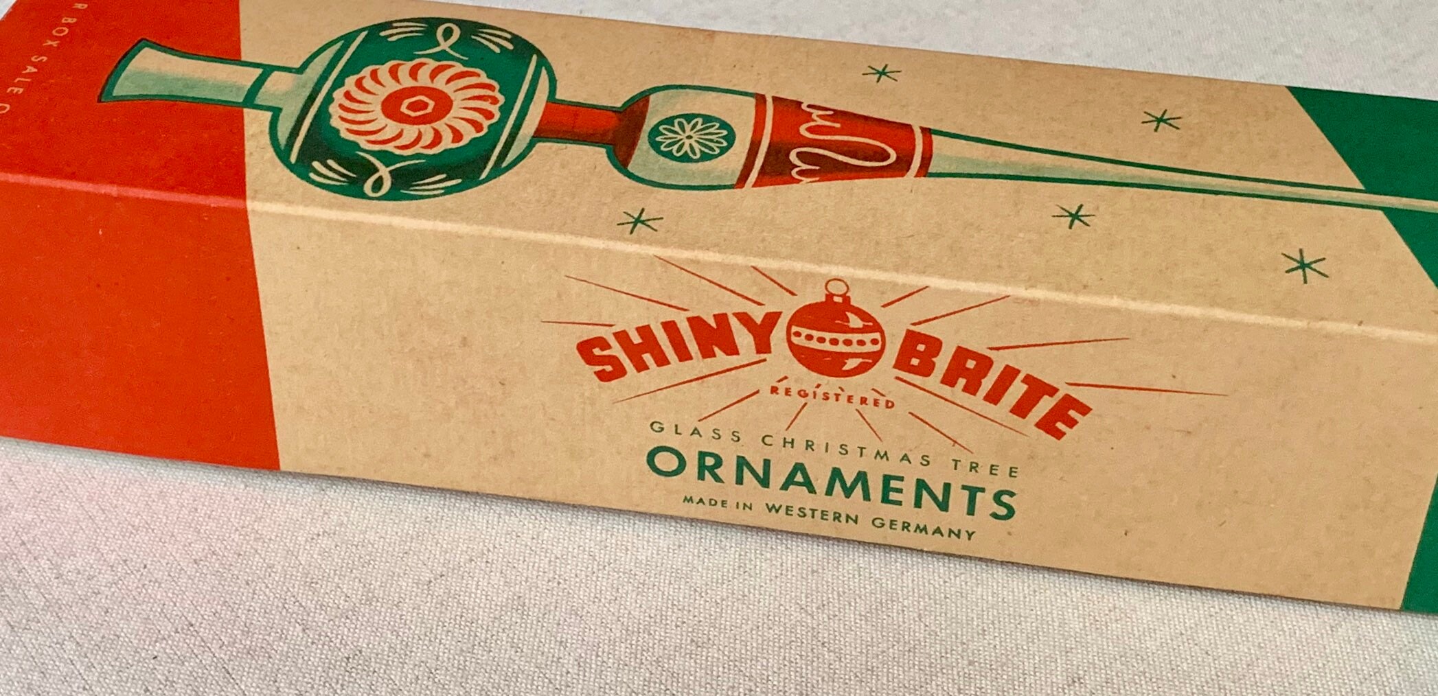 Shiny Brite Tree Topper Star Rare Made in Western Germany Vintage 50s ...