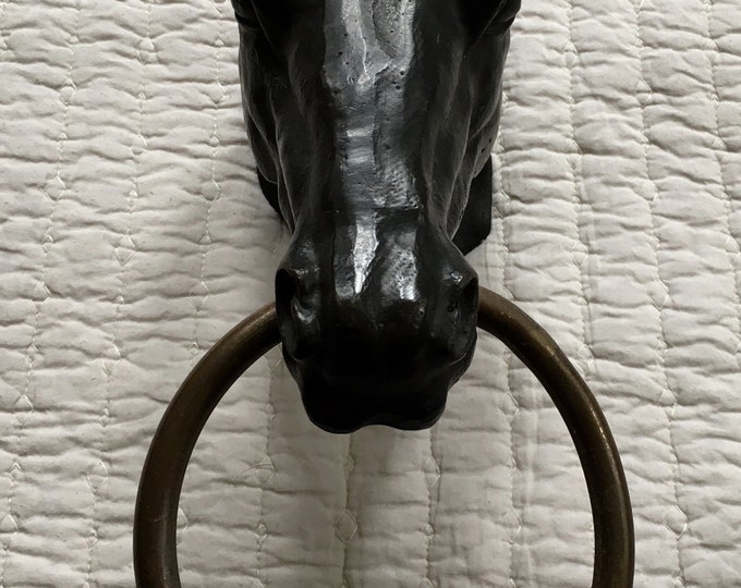 Vintage Iron Horse Hitching Post Wall Hanging - Etsy