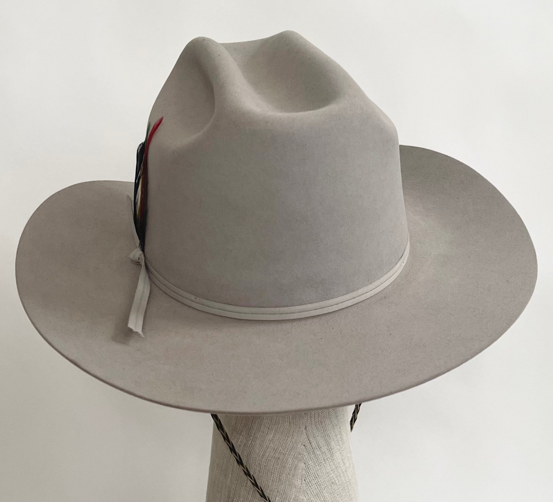 Stetson Beaver Cowboy Hat Vintage Pauls Mens Shop Taos JBS 6X | Etsy