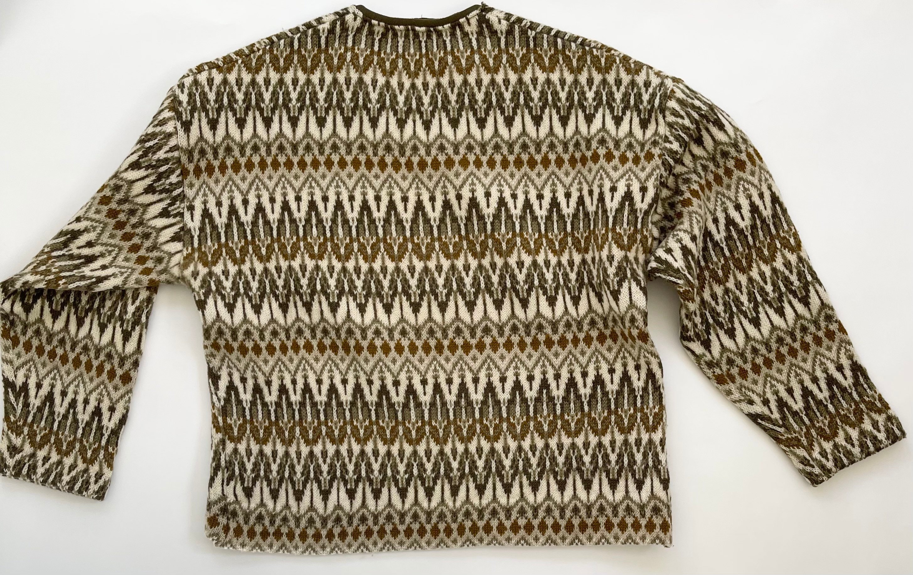 Swedish Lambswool Ski Sweater Nordic Scandinavian Made in Sweden ...