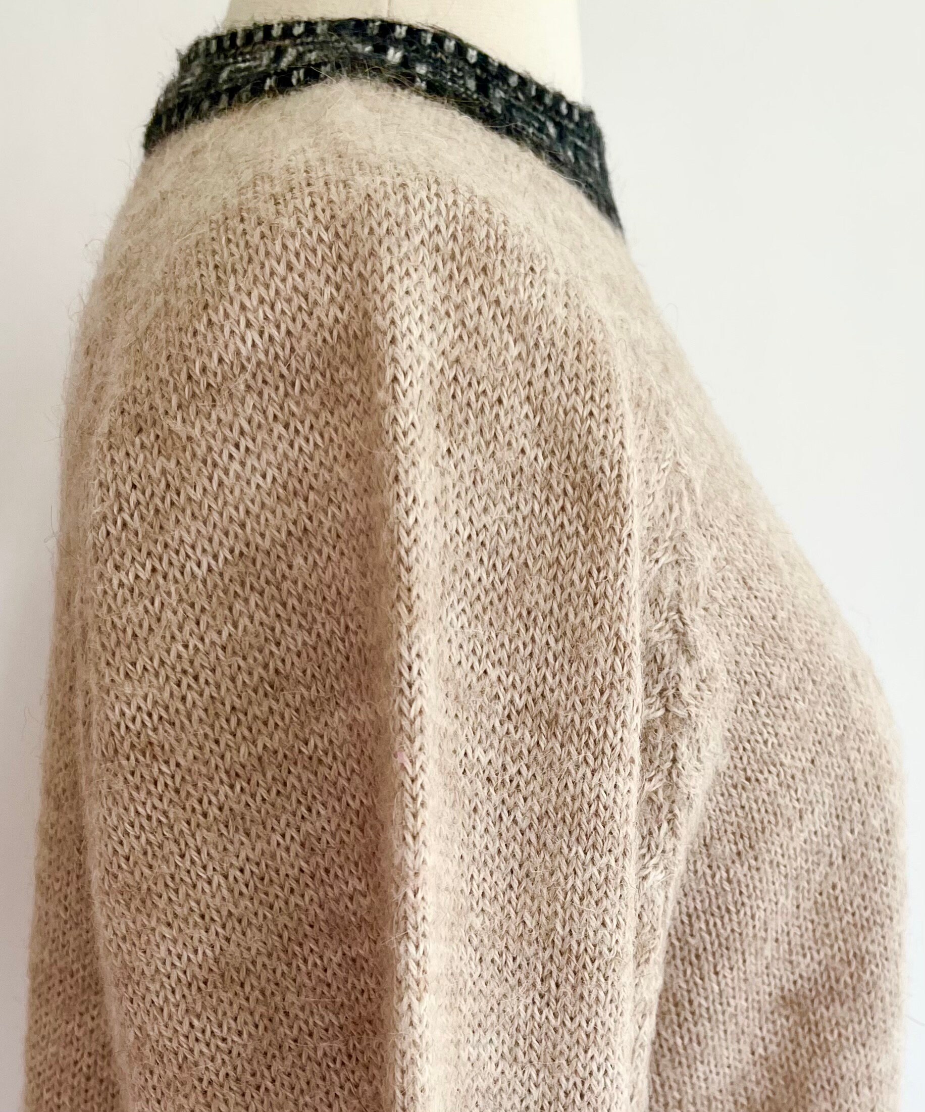 Soft 70s Alpaca Sweater Vintage Peruvian Lightweight 100% Alpaca Wool ...