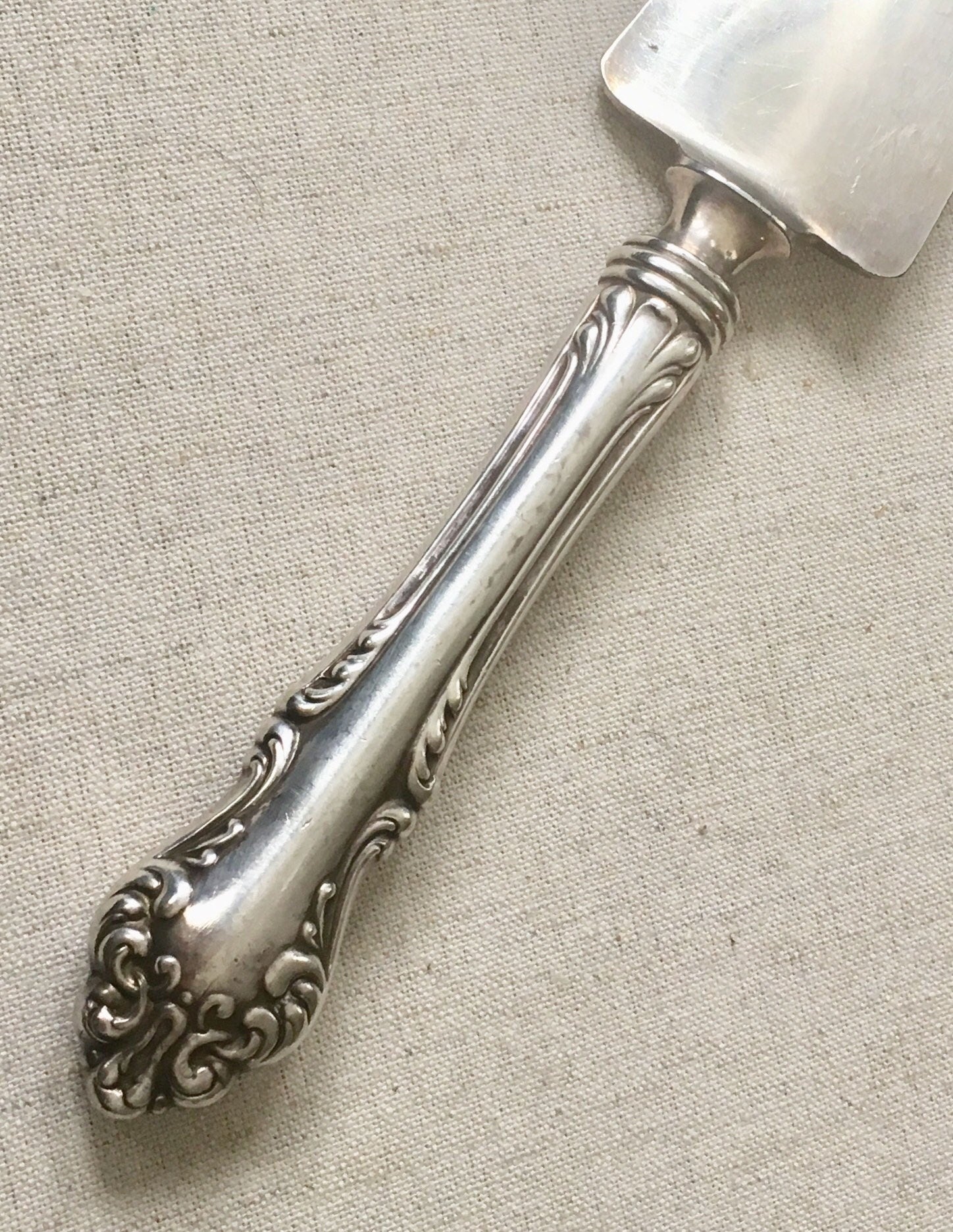 Wedding Cake Cutter Knife Server Vintage Silver Plate Antique Retro ...