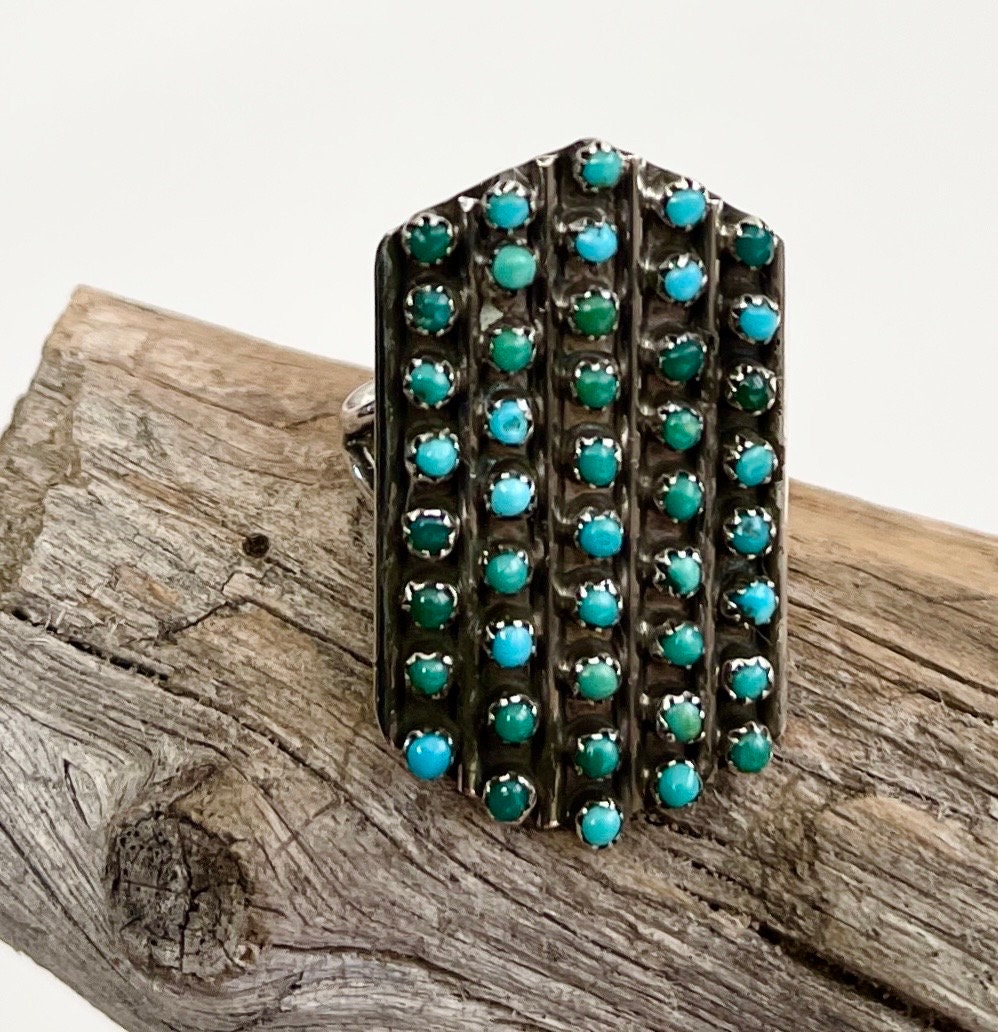 Antique Snake Eye Turquoise Ring Vintage Antique 30s 40s Old Pawn ...