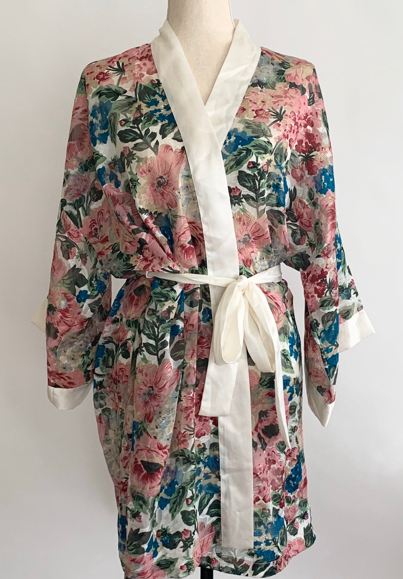 90s Victorias Secret Robe Nightgown Dressing Gown Vintage VS Short ...