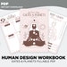 Human Design Workbook, Human Design Gates and Planets Self-discovery ...
