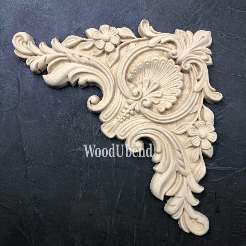 Decorative Moulding Flower - Etsy