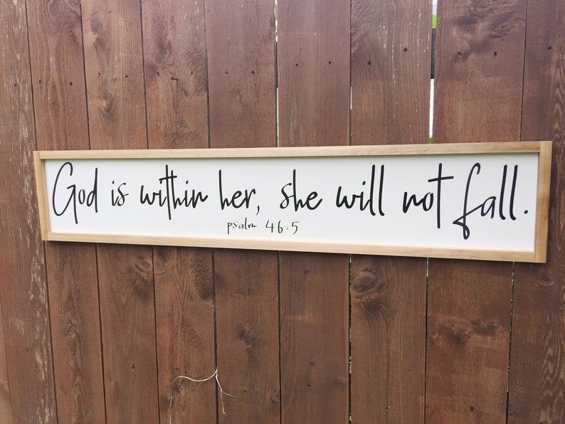 Scripture sign bible verse sign christian decor religious sign | Etsy