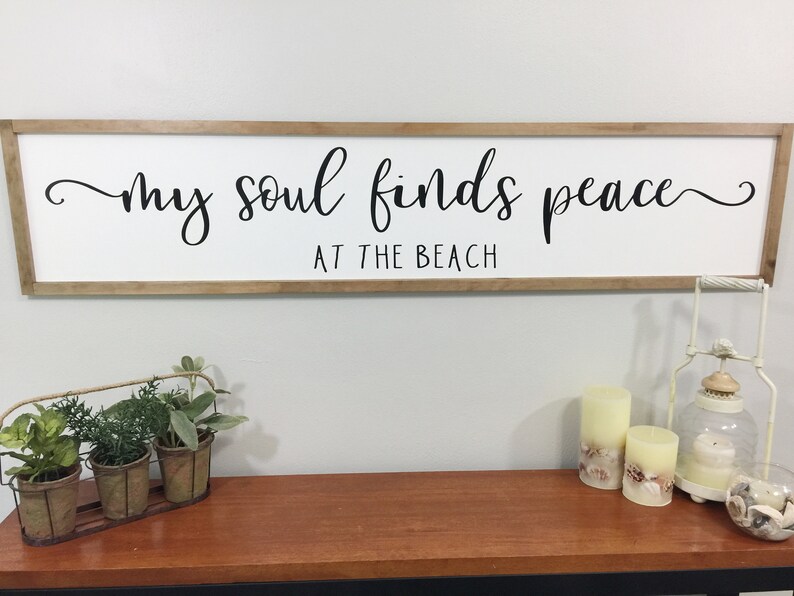 Beach Theme Wall Decor Beach House Sign Beach Bedroom Decor - Etsy