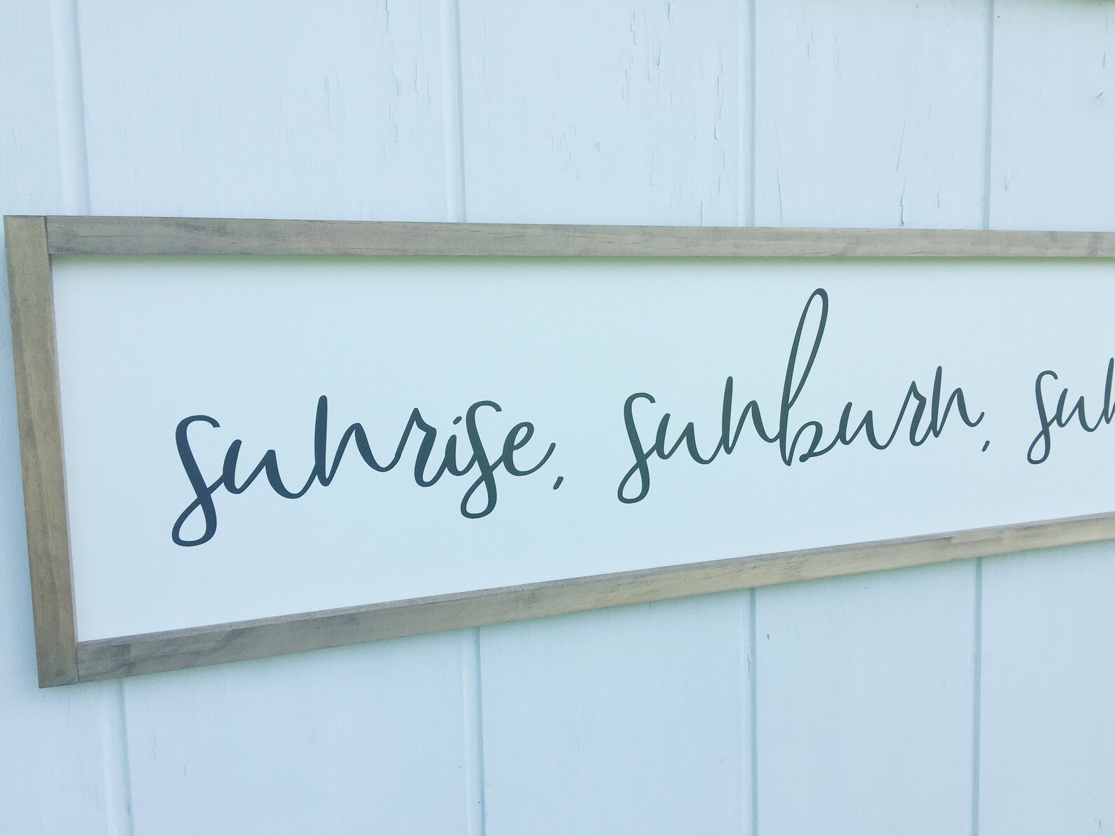 Large Beach Sign Farmhouse Beach Above the Bed Sign - Etsy