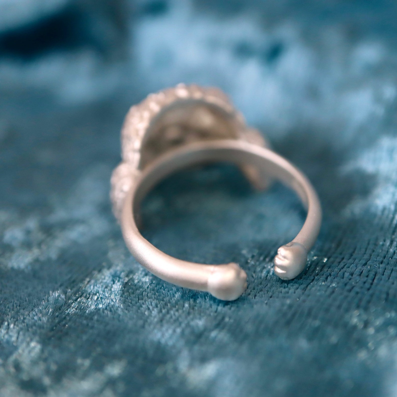 Cute Poodle Dog Ring Sterling Silver Pet Lover Ring Poodle Statement ...