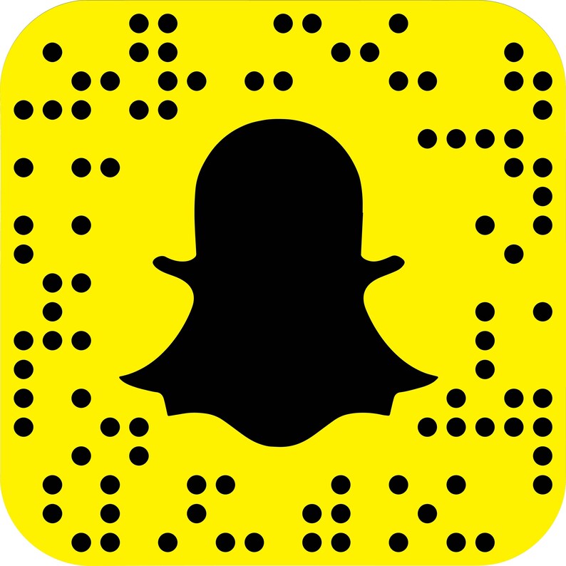 Custom Snapchat Vinyl Decal, 2x, Working Vinyl Snap Code, Social Media ...
