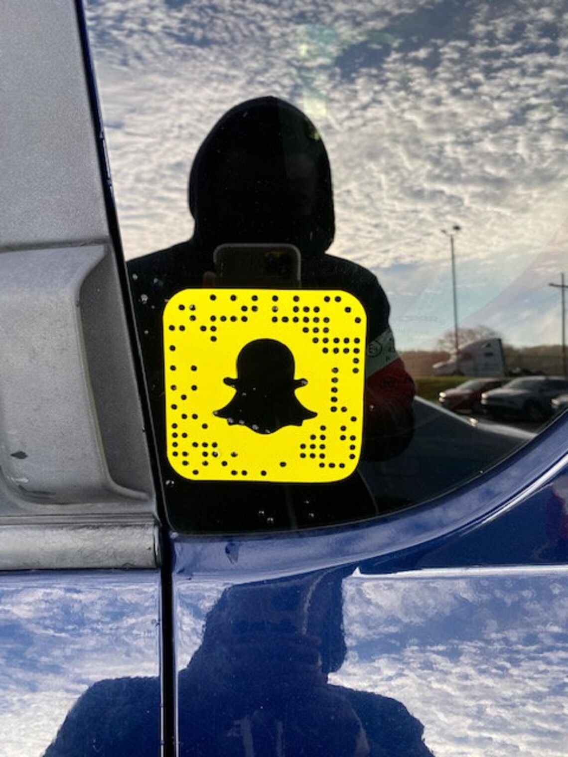 Custom Snapchat Vinyl Decal, 2x, Working Vinyl Snap Code, Social Media ...
