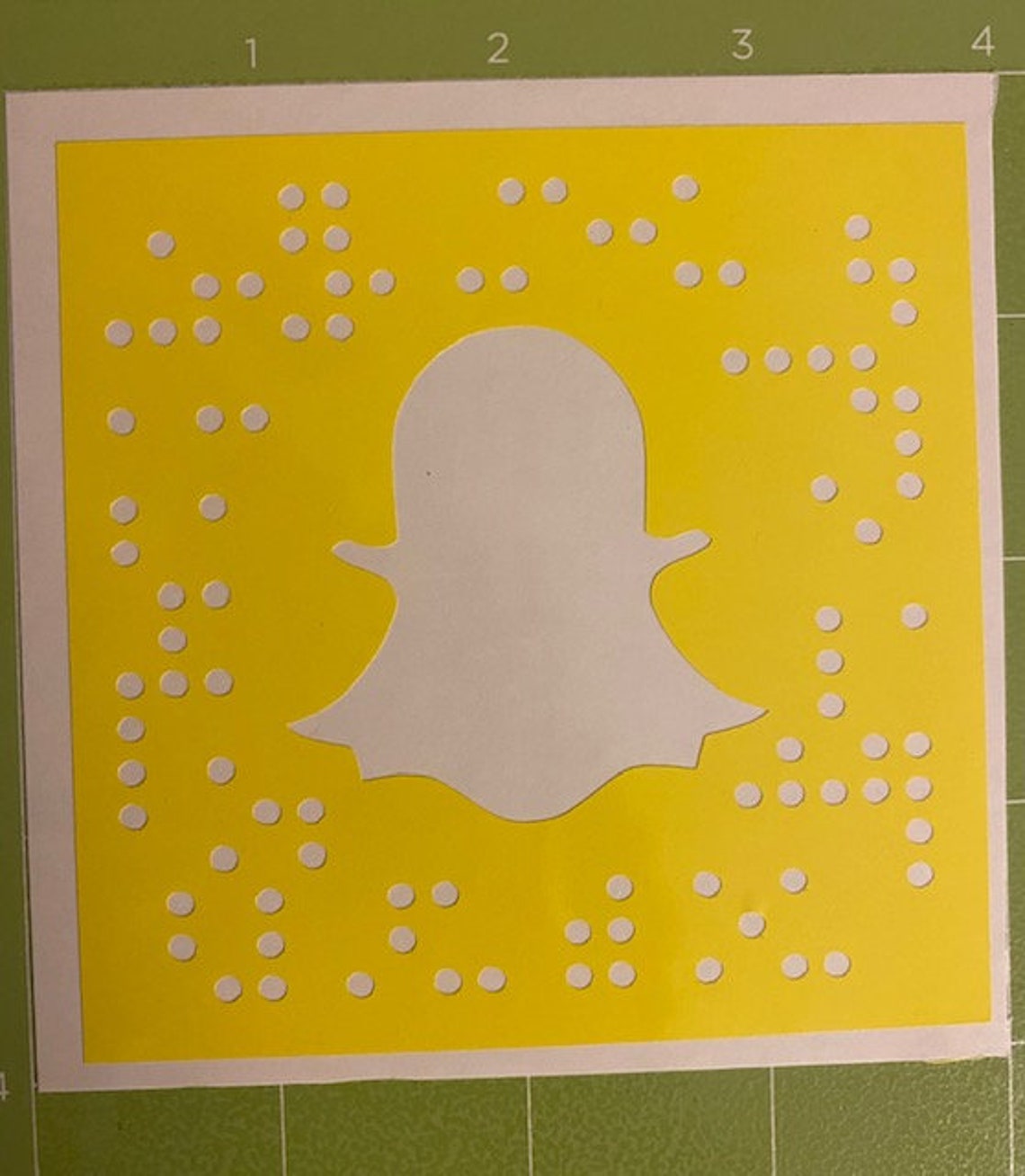 Custom Snapchat Vinyl Decal, 2x, Working Vinyl Snap Code, Social Media ...