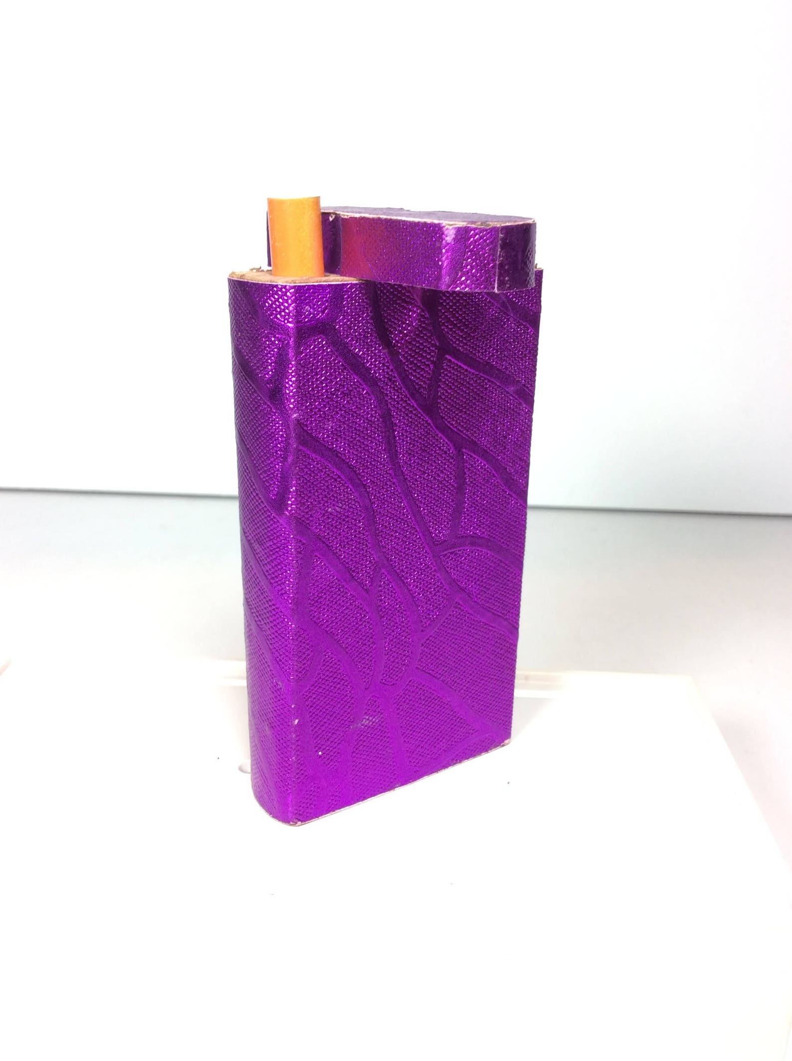 One Hitter Dugout Shiny PURPLE Foil Metallic Pattern Glossy - Etsy