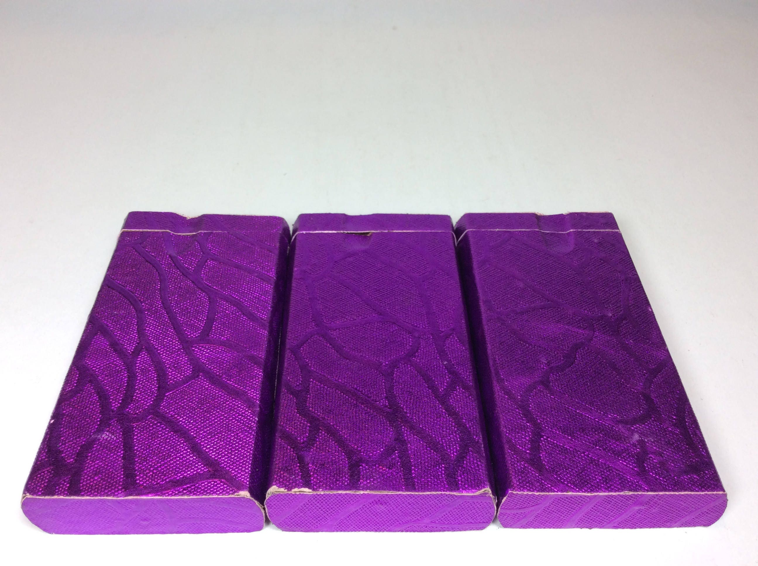 One Hitter Dugout Shiny PURPLE Foil Metallic Pattern Glossy Material ...