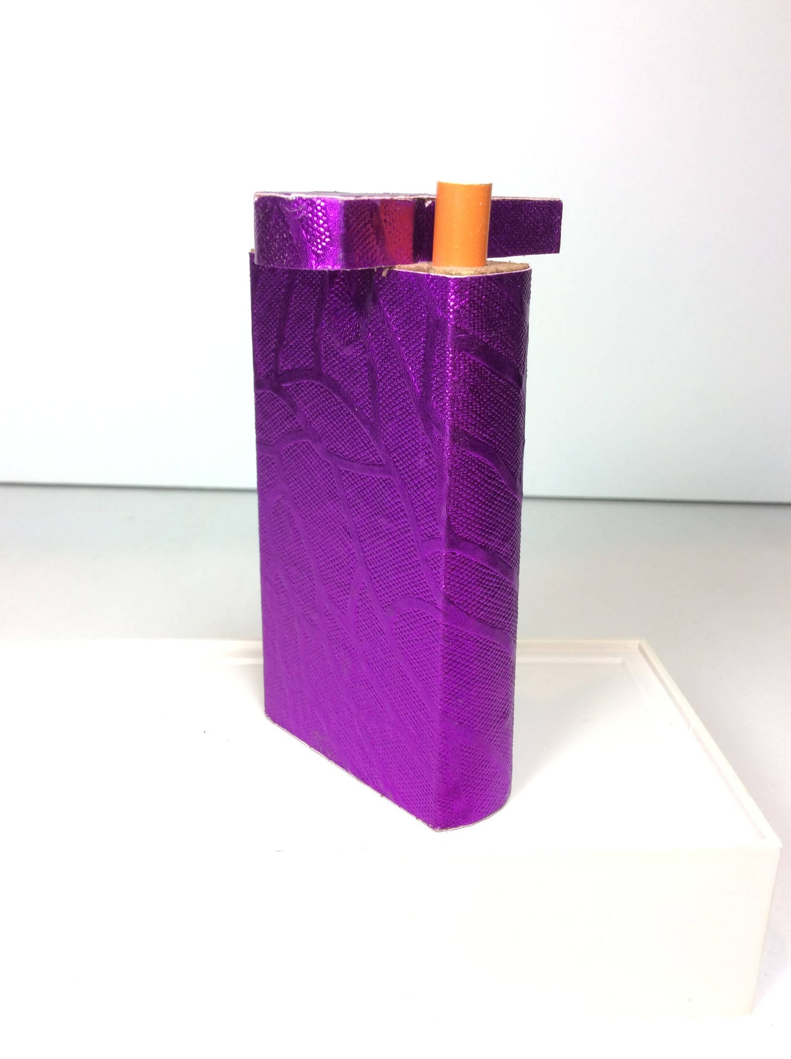 One Hitter Dugout Shiny PURPLE Foil Metallic Pattern Glossy - Etsy
