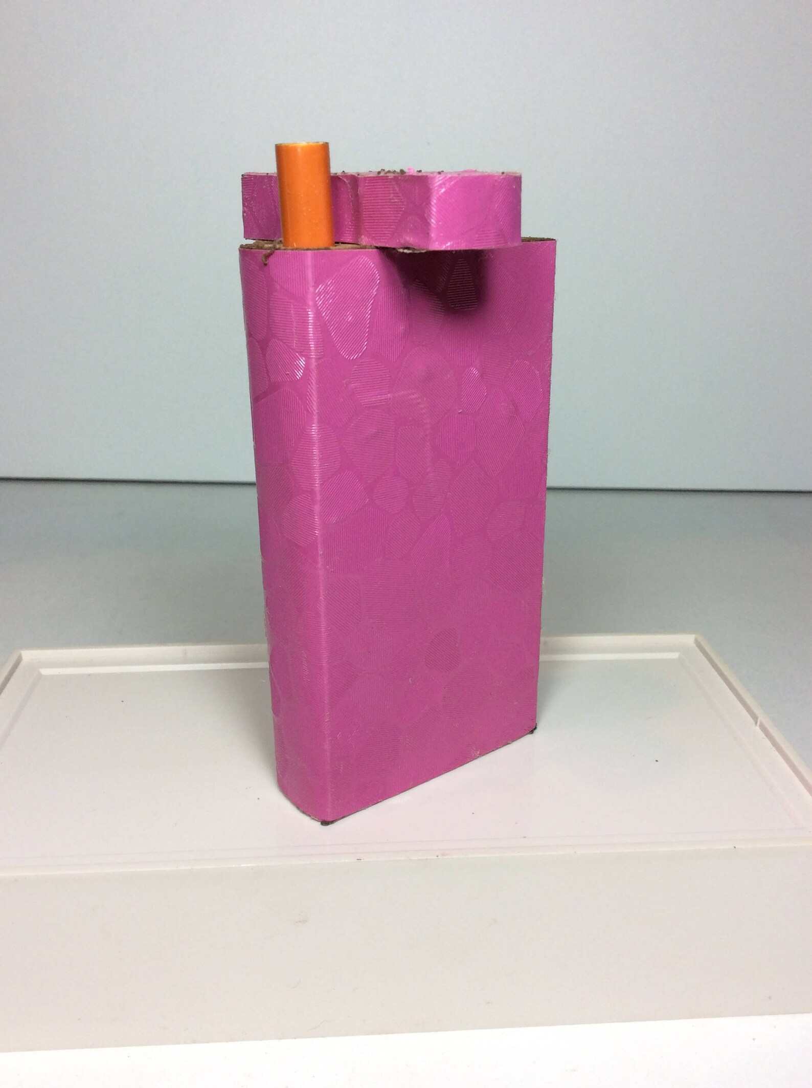 One Hitter Dugout Shiny GLOSSY HOT PINK Hologram Pattern - Etsy