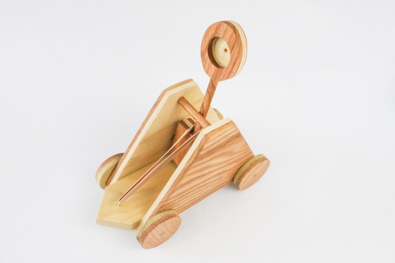 Wooden Toy Catapult Handmade Child's Toy with an All | Etsy