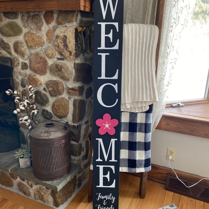 Interchangeable Welcome Sign - Etsy