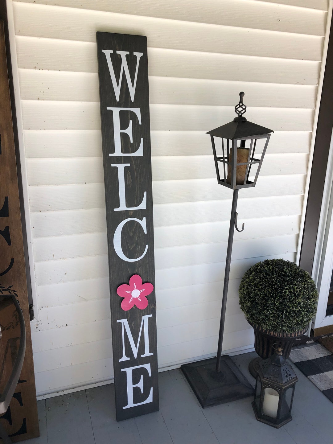 Welcome Sign With Interchangeable Designs - Etsy