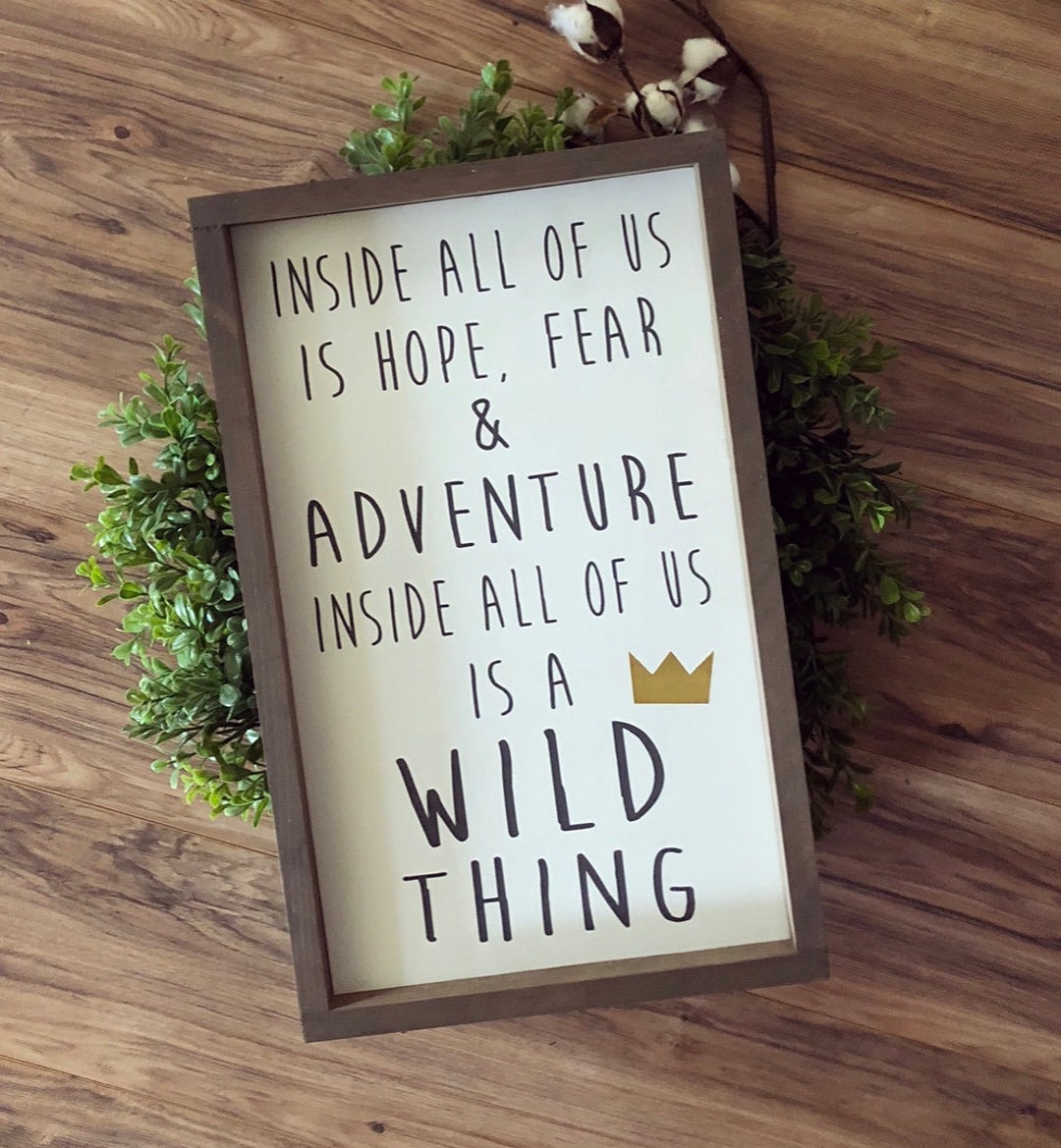 Inside All of Us Wooden Framed Sign - Etsy