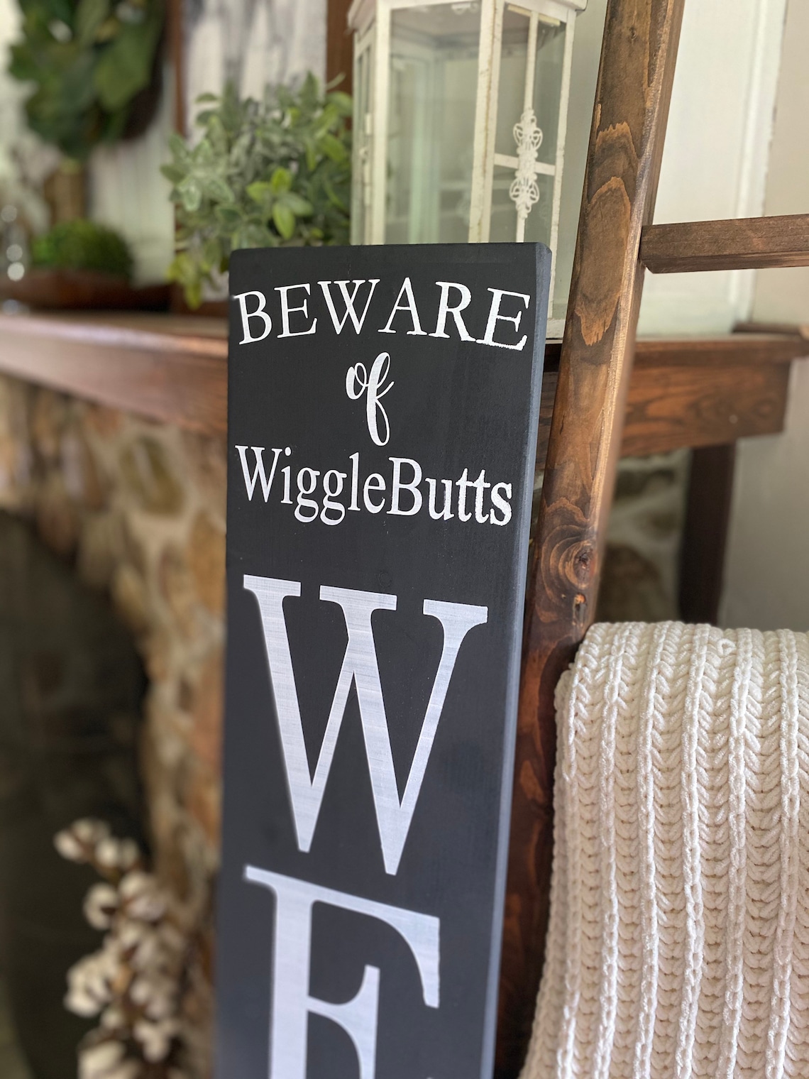 Beware of Wigglebutts Front Porch Sign - Etsy