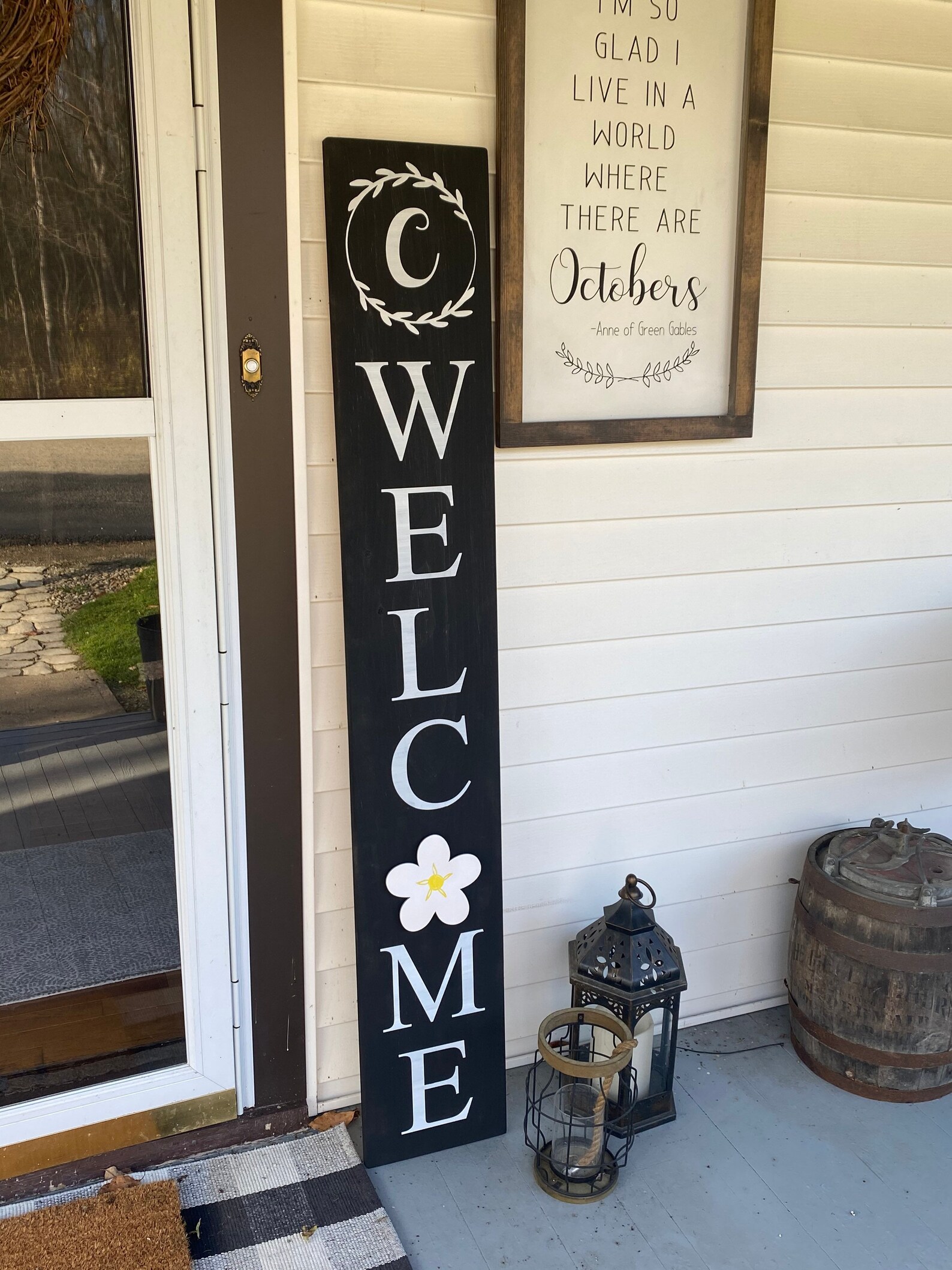 Welcome Sign With Interchangeable Designs - Etsy
