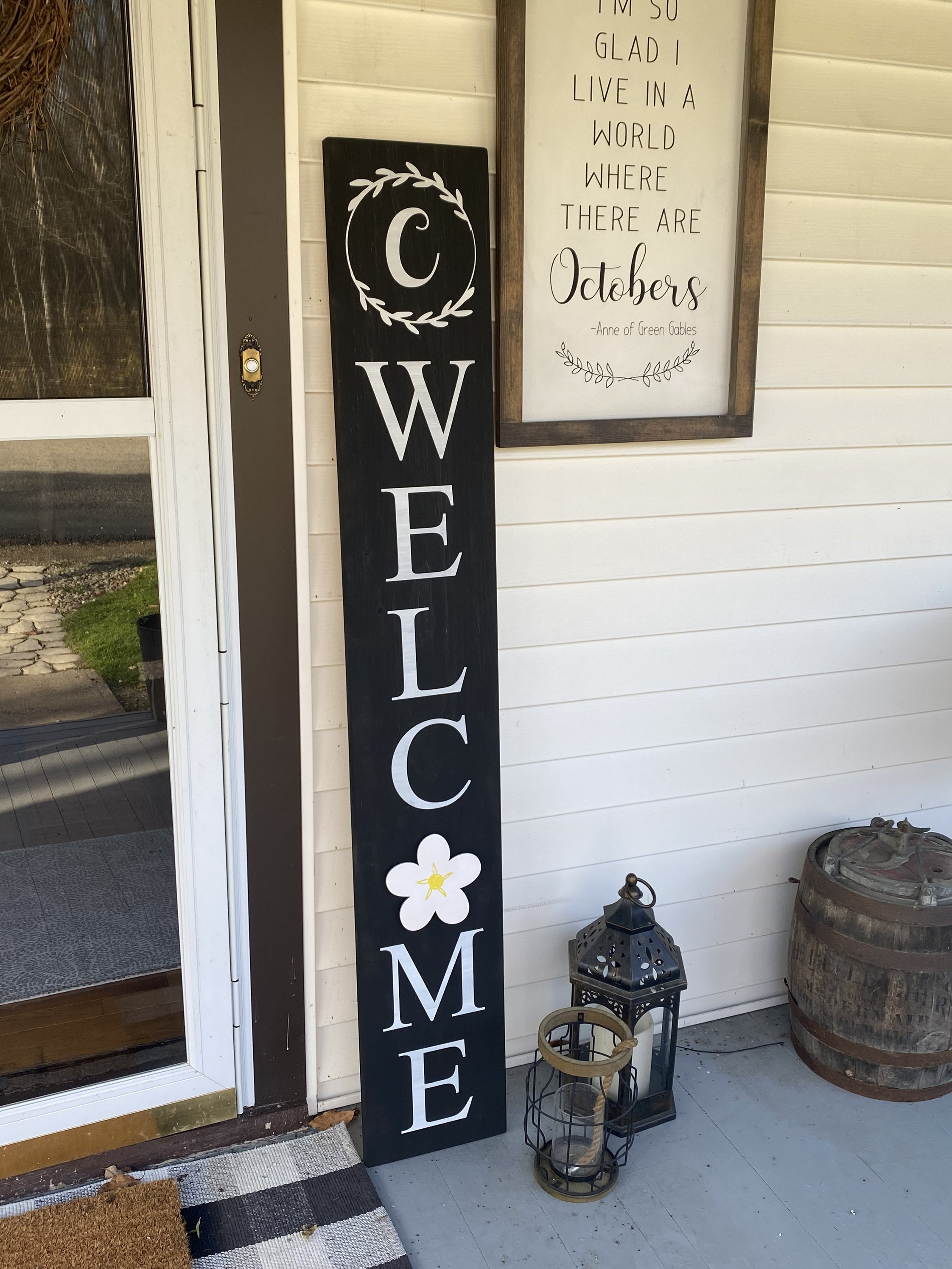 Welcome Sign With Interchangeable Designs - Etsy
