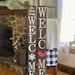 WELCOME Sign With Interchangeable Designs / Personalized WELCOME Sign ...