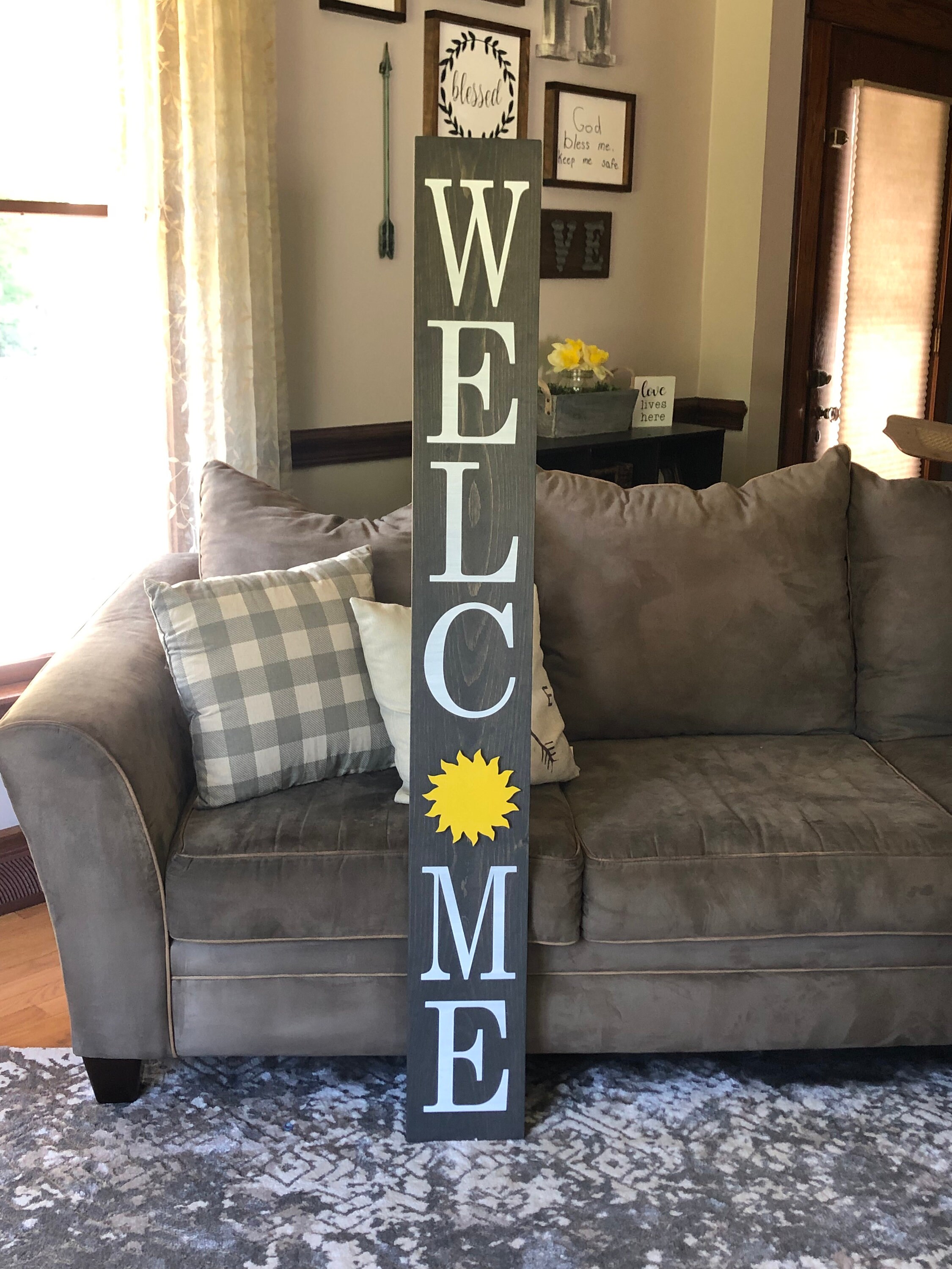 Welcome Sign With Interchangeable Designs | Etsy