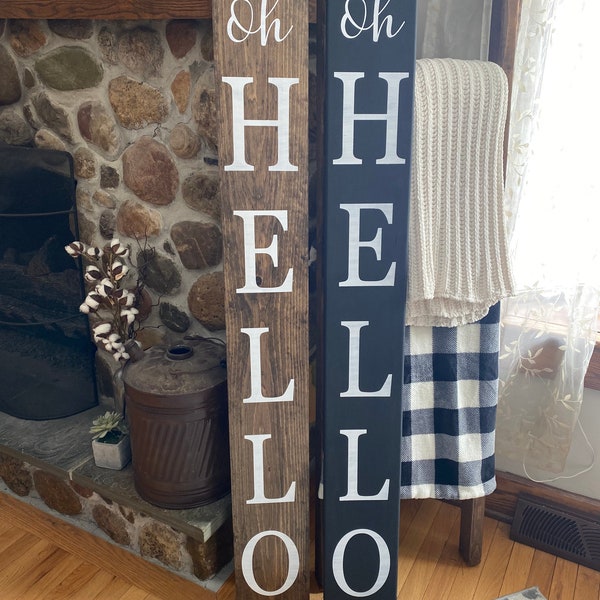 Oh Hello Sign - Etsy