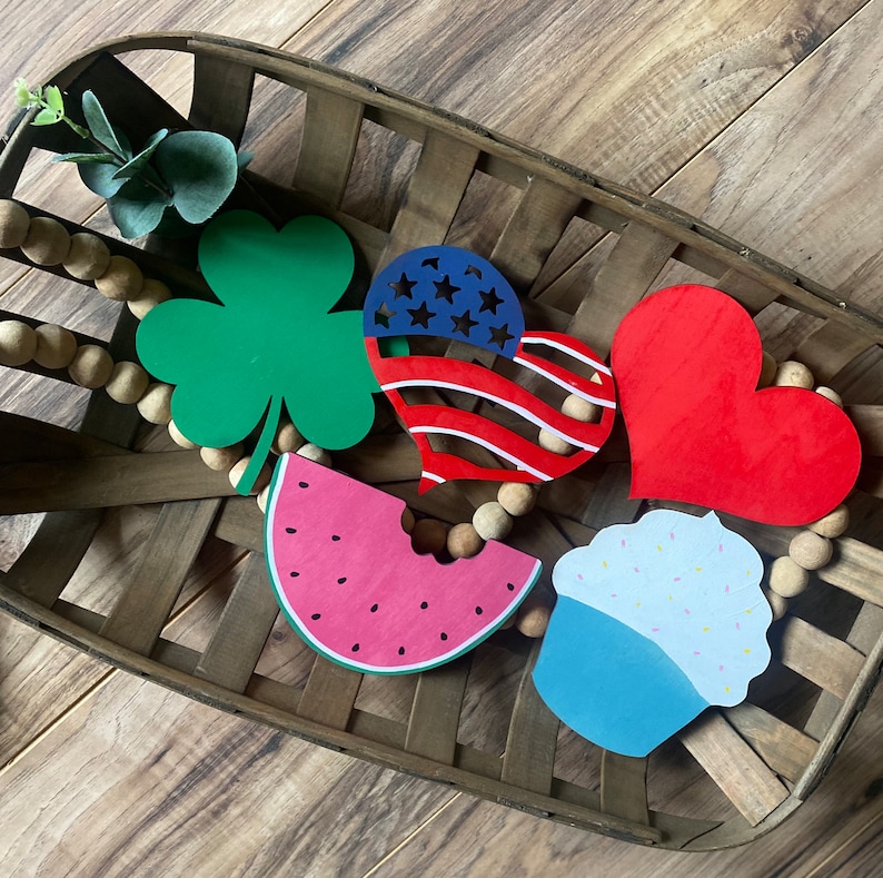 Finished Wooden Cutouts / Interchangeable Designs for Front - Etsy