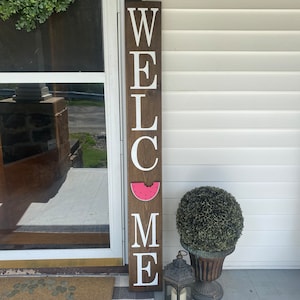 WELCOME Sign With Interchangeable Designs / Personalized WELCOME Sign ...
