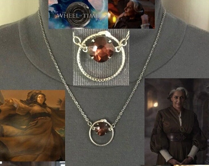 Verin's Necklace Wheel of Time Aes Sedai Brown Ajah Handmade Silver ...