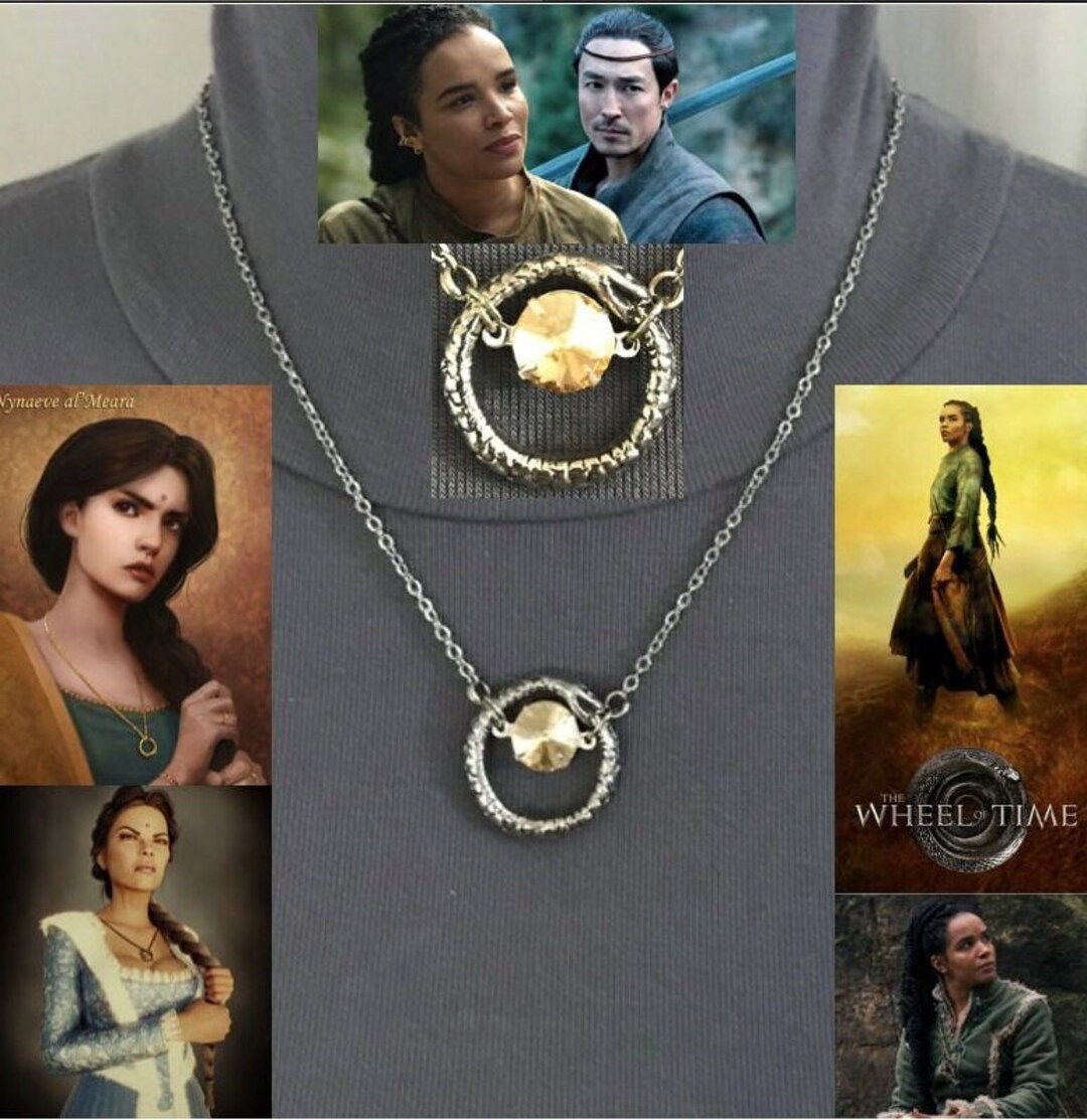 Nynaeve's Necklace Wheel of Time Aes Sedai Yellow Ajah - Etsy