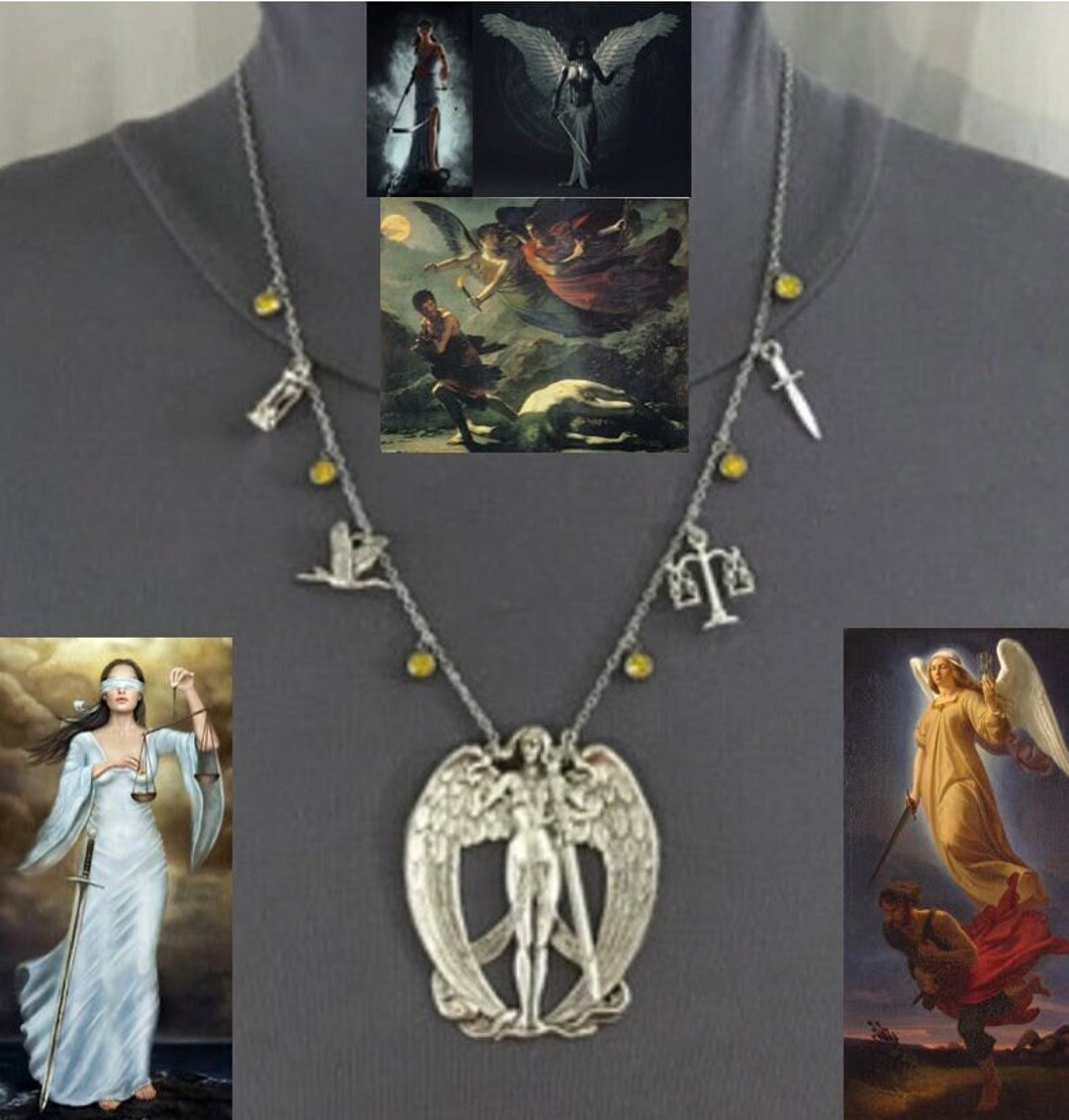 Nemesis: Goddess of Retribution Greek Roman Mythology Handmade Necklace ...