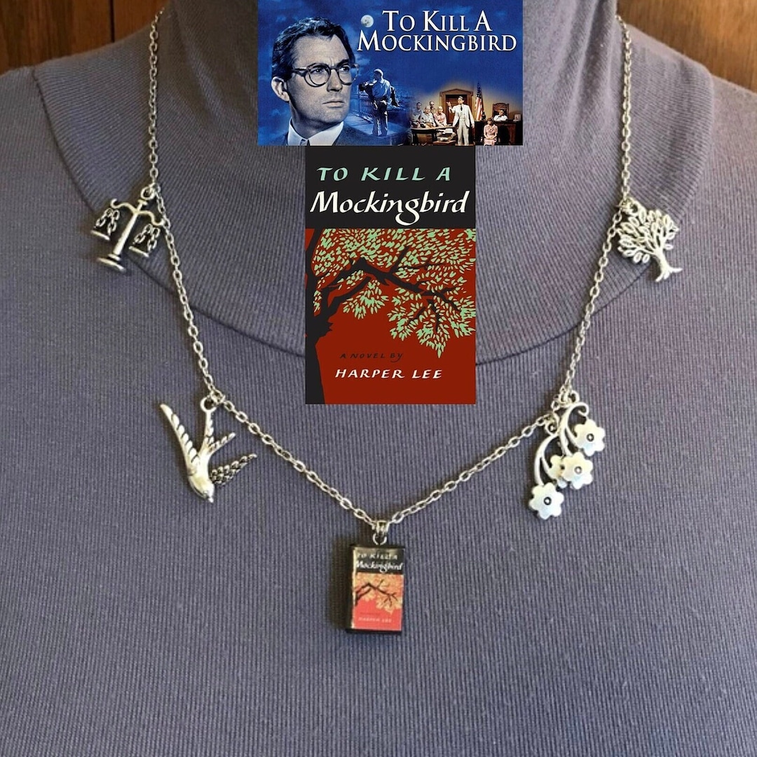 To Kill a Mockingbird by Harper Lee Handmade Literature Necklace, Book ...