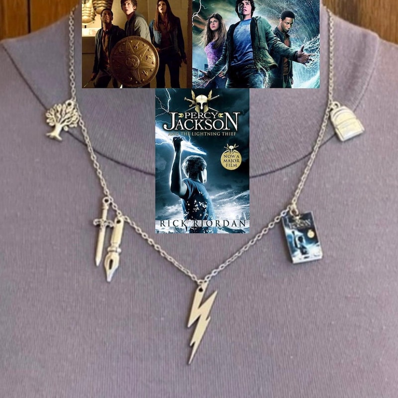 Percy Jackson Lightning Thief Book Cover - Etsy