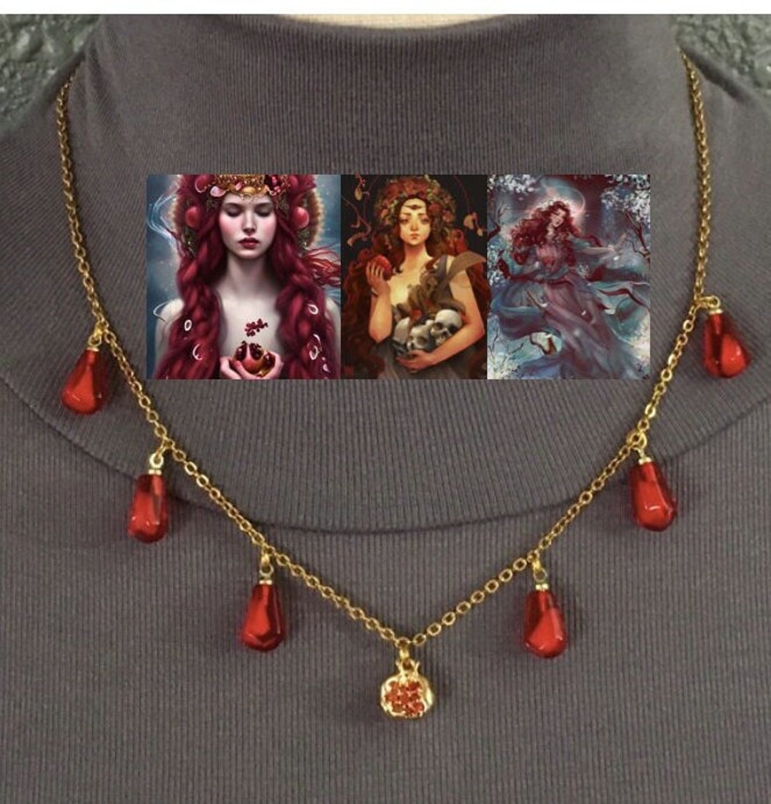 Persephone Greek Goddess Katherine of Aragon Pomegranate and ...
