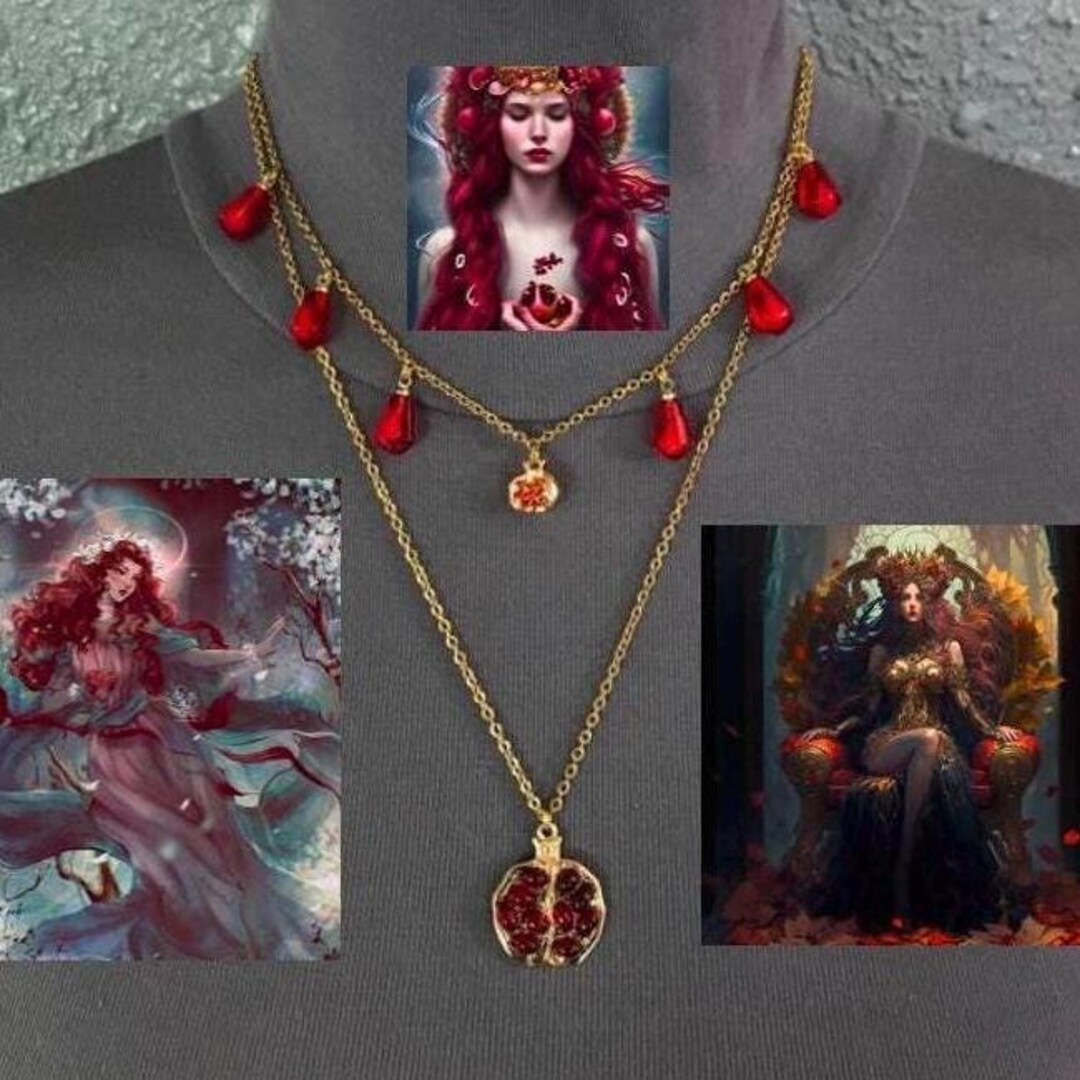 Persephone Proserpine Greek Roman Goddess of Spring Pomegranates and ...