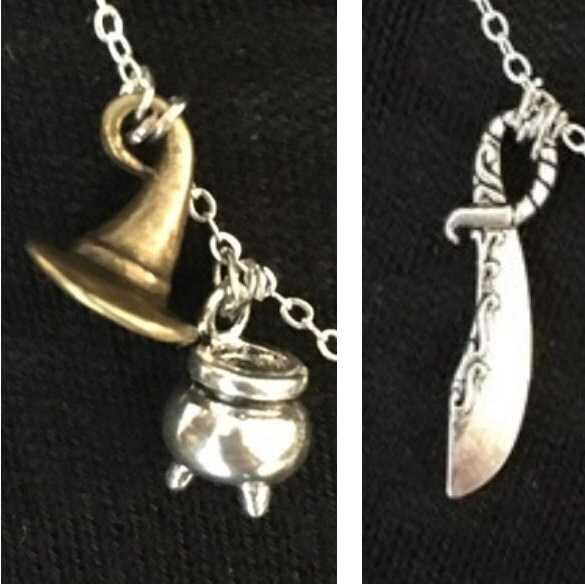 Macbeth by William Shakespeare Handmade Literature Charm Necklace, Book ...