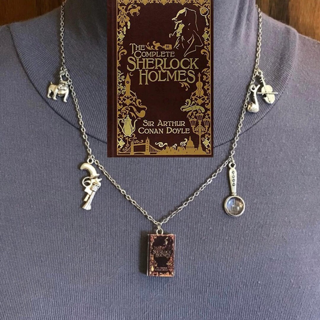 Sherlock Holmes by Sir Arthur Conan Doyle Handmade Literature Necklace ...