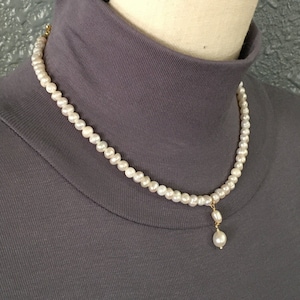 The Princess Bride Buttercup's Real Natural Pearls Pearl Drop Necklace ...