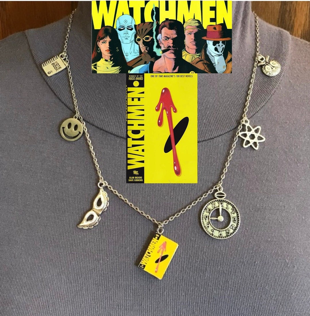 Watchmen by Alan Moore Graphic Novel Handmade Literature Necklace ...