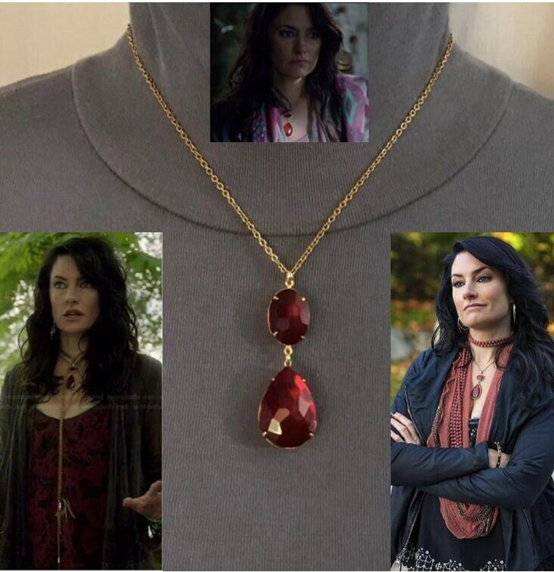 Witches of East End Handmade Replica of Wendys Double Ruby Teardrop ...