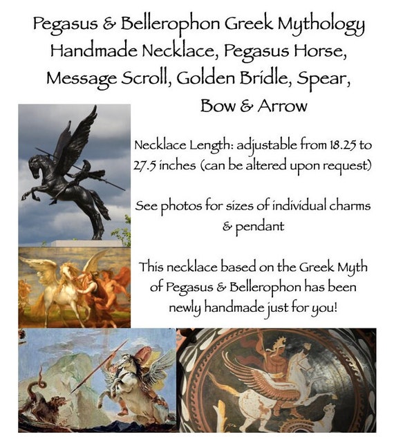Pegasus And Bellerophon Greek Mythology